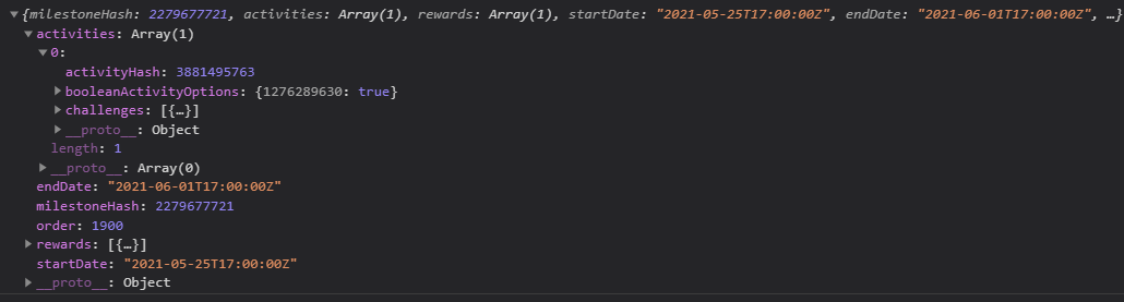Milestones - Vault of Glass not returning phases · Issue #1481 · Bungie-net/api · GitHub