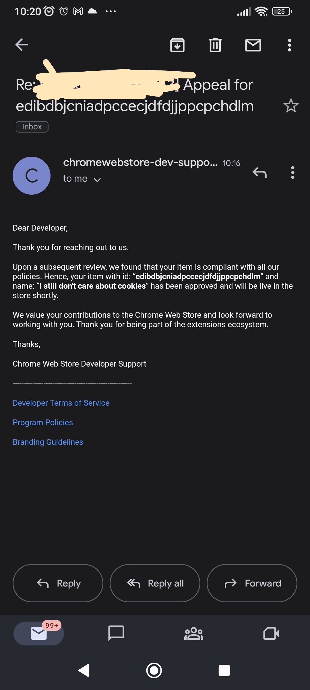 Violates Chrome store policies. Appears to have disappeared from the ...