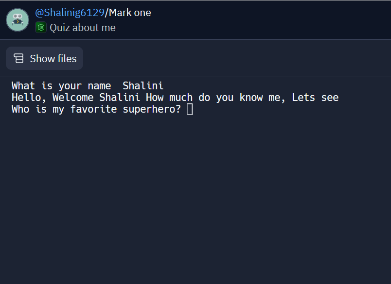 GitHub - Shalinigupta6129/Mark-one-CLI-Quiz: This is a CLI quiz about ...