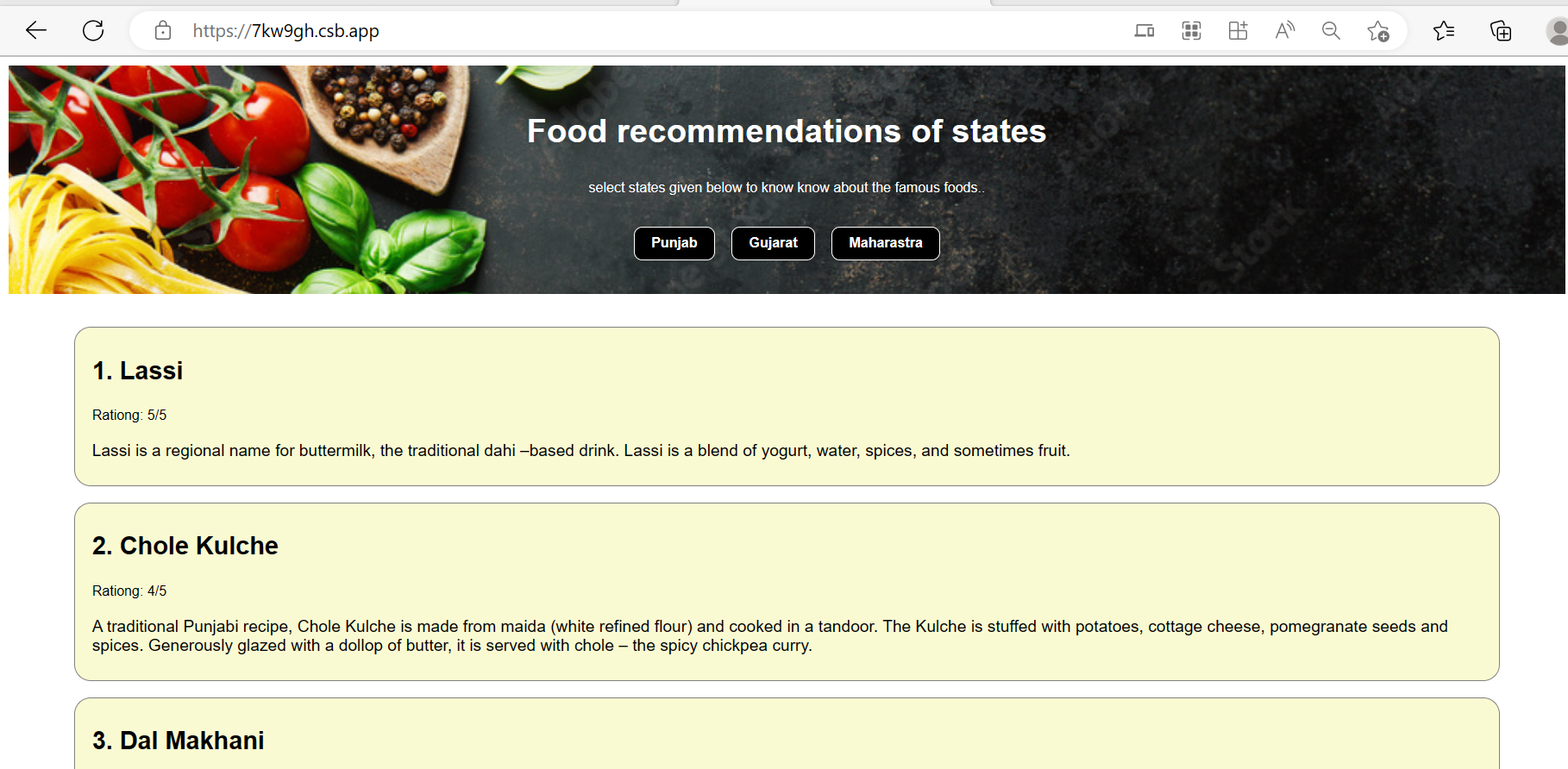 GitHub - Shalinigupta6129/Food-recommendations-app: This is a food recommendations app which ...