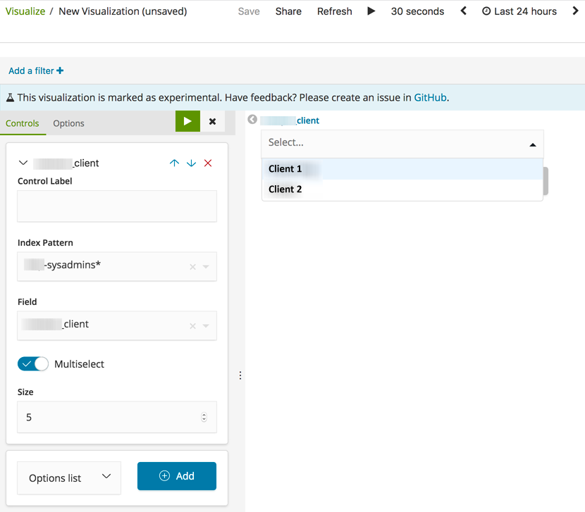 Control Visualisation Incorrect Number Of Field Values · Issue 20399 · Elastickibana · Github