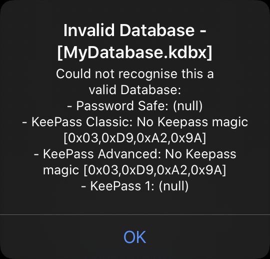 Database Considered Invalid · Issue 238 · Strongbox Password Safestrongbox · Github