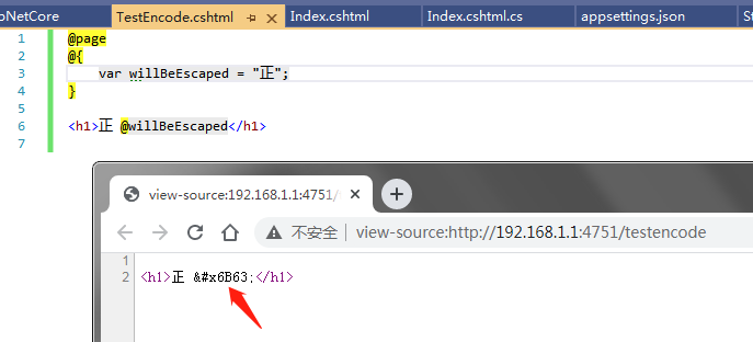 Chinese characters in razor has been escaped · Issue #28588 · dotnet ...