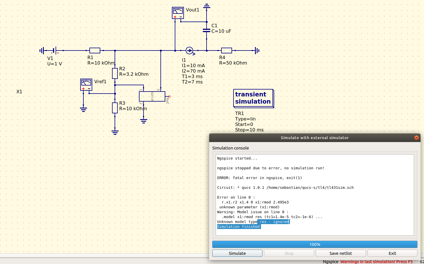 SPICE SIMULATION ERROR · Issue #234 · ra3xdh/qucs_s · GitHub