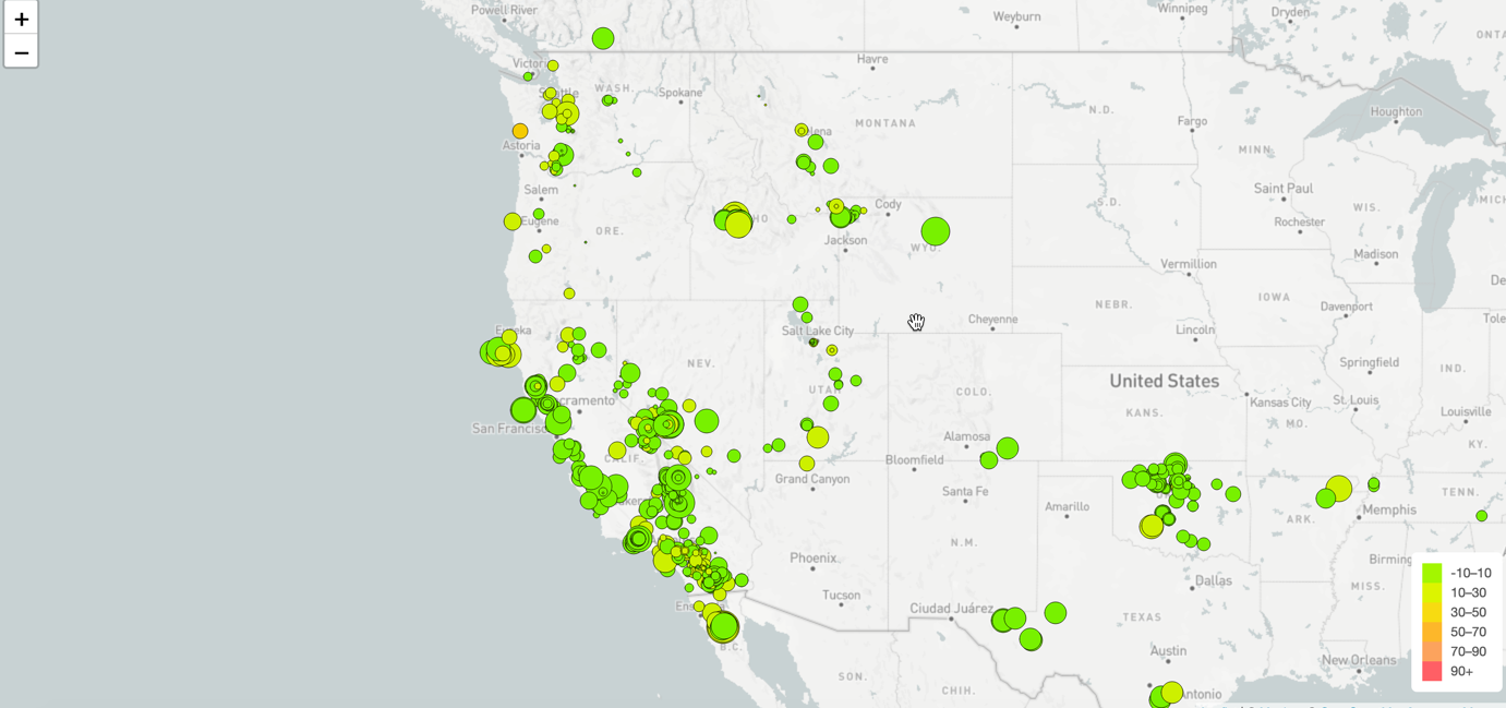GitHub - irinatenis/Earthquake-data-visualization: Visualization of the ...