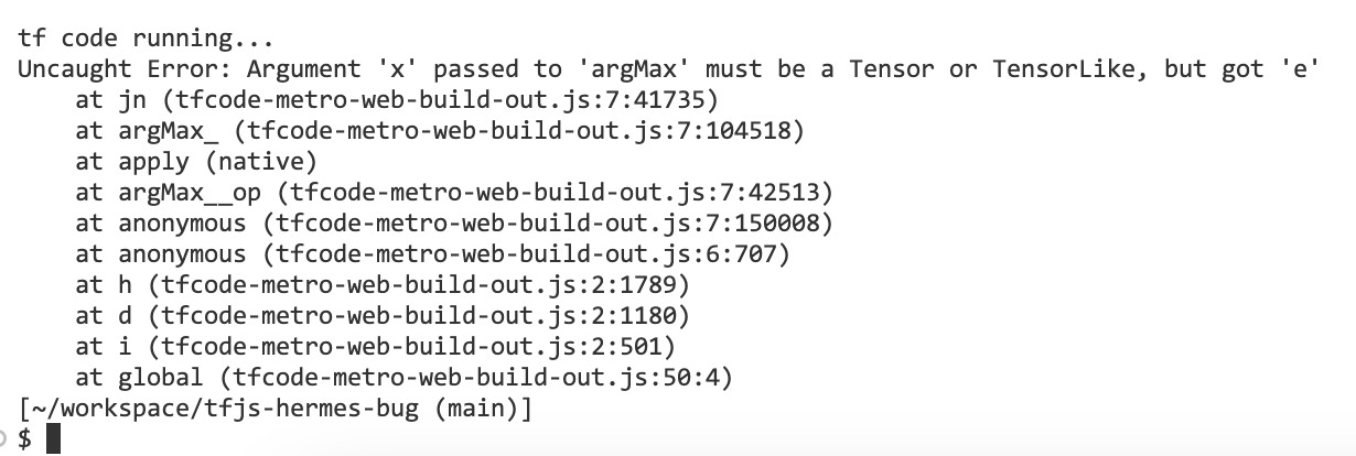 Tfjs Does Not Work With Hermes Engine · Issue 6526 · Tensorflowtfjs · Github 