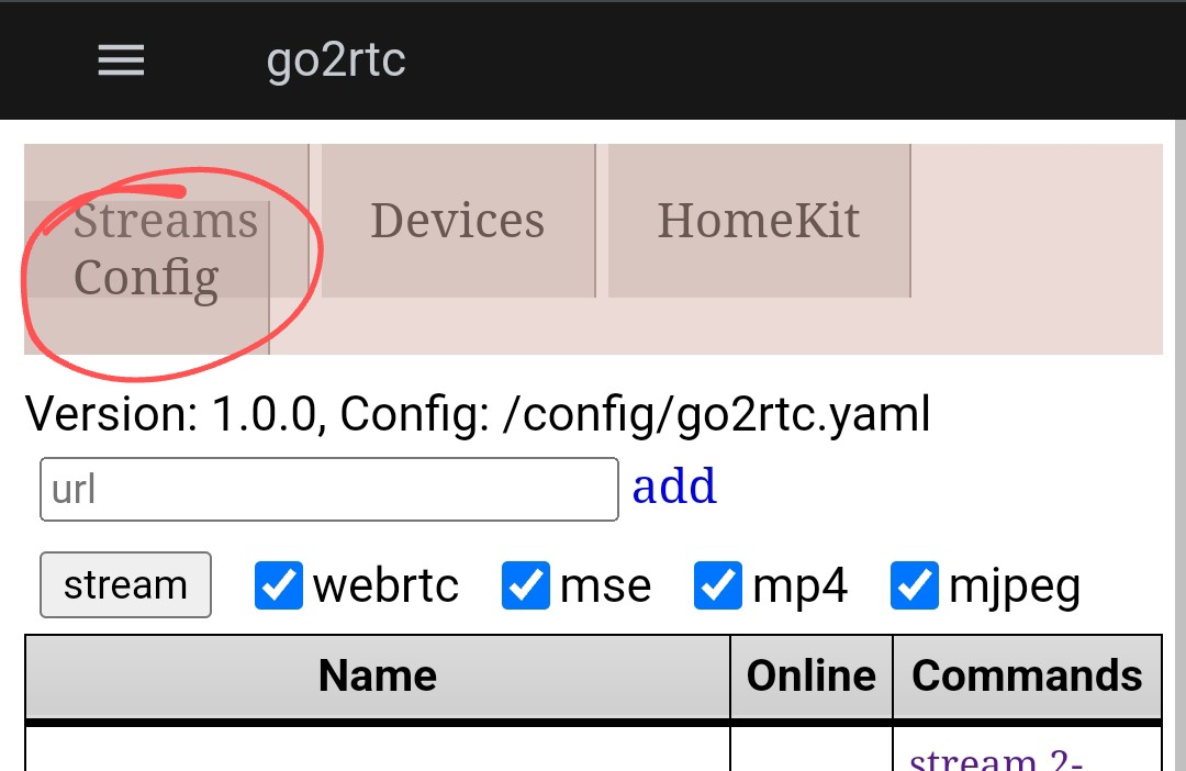 Incorrect button display in Web GUI · Issue #203 · AlexxIT/go2rtc · GitHub
