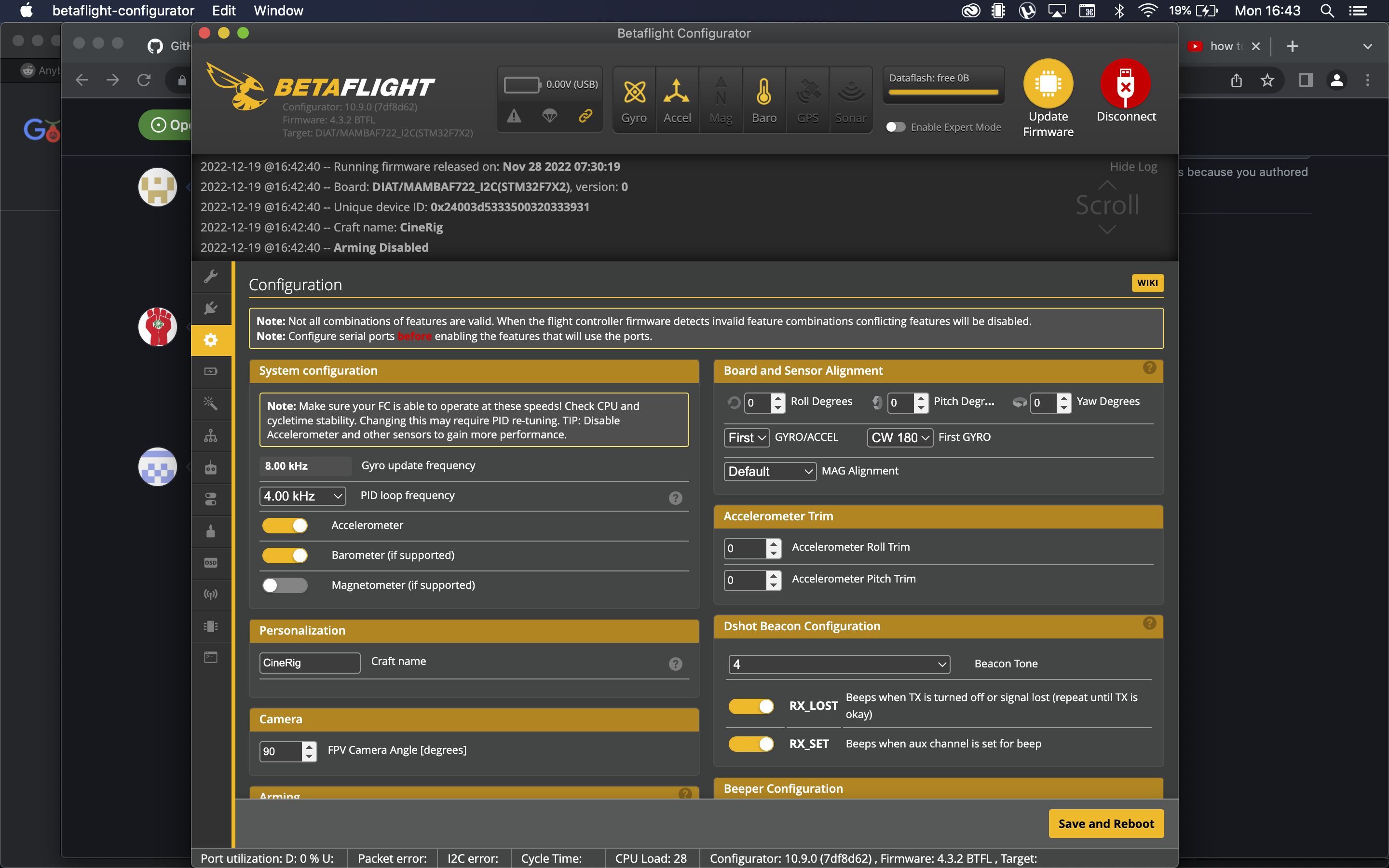 Followed All The Steps But Still No Osd · Issue 252 · Fpv Wtfwtfos Configurator · Github