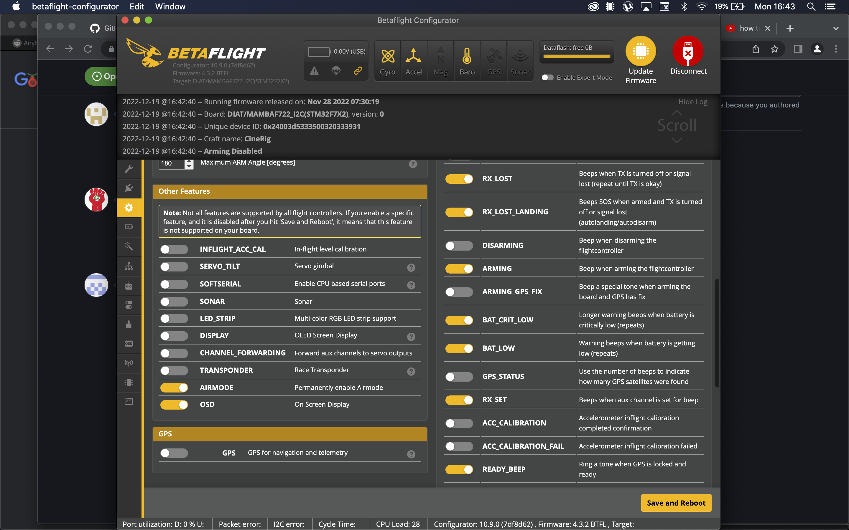 Followed All The Steps But Still No Osd · Issue 252 · Fpv Wtfwtfos Configurator · Github 