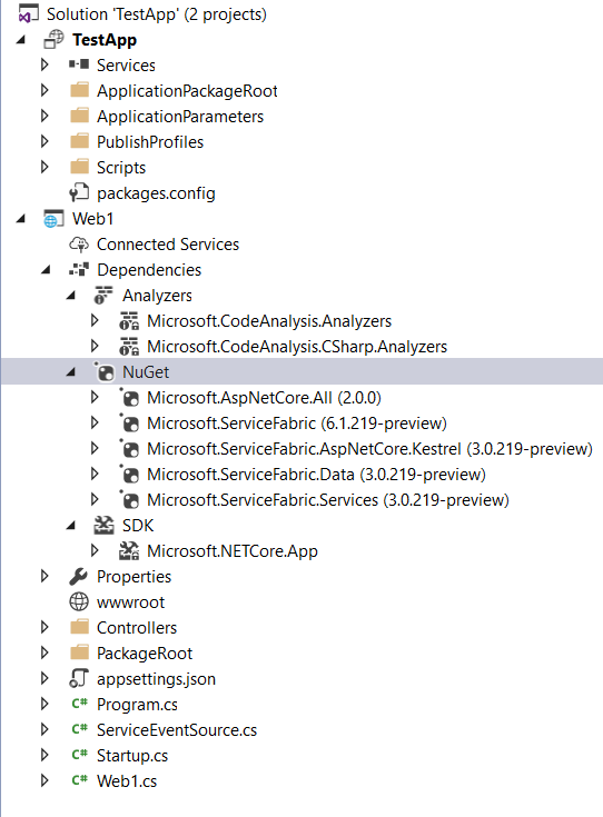 Latest Stateful Aspnet Core Template Does Not Seem To Work Aspnet Core 2 · Issue 36
