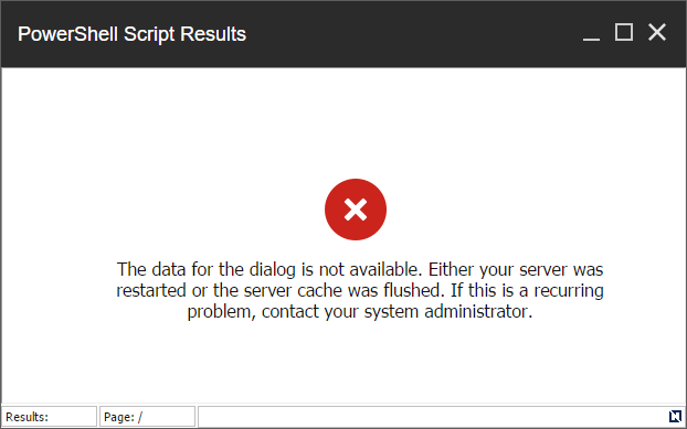 Show-ListView and Read-Variable dialogs should show appropriate warnings when data could not be ...