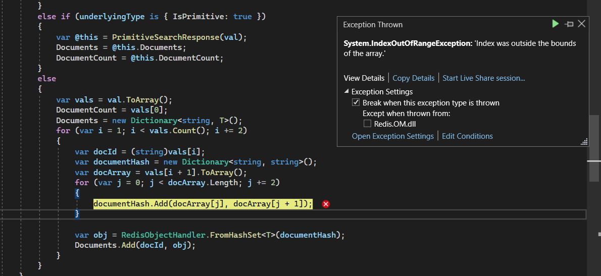 When Key Does Not Exists I Get Index Was Outside The Bounds Of The Array · Issue 169 · Redis 9303