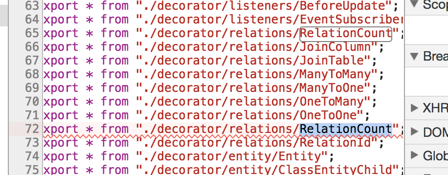 Duplicate Relationcount Export In Typeormbrowser · Issue 1838 · Typeormtypeorm · Github
