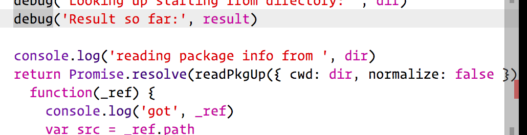 Unable to find all properties in parent package.json files. Finding incorrect package.json info ...