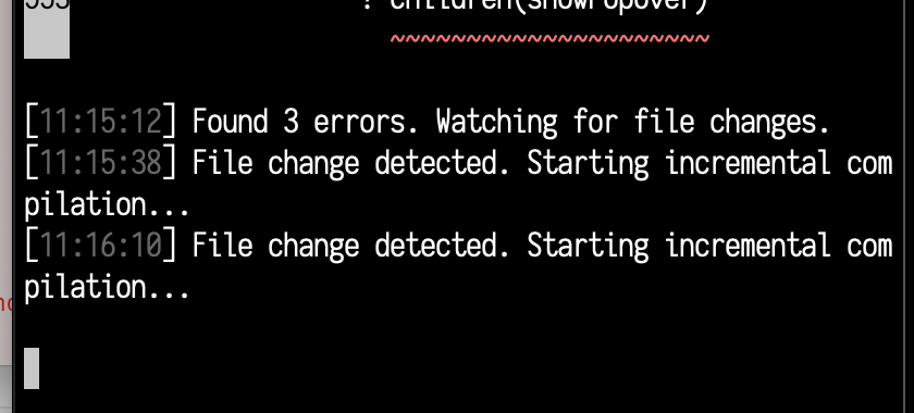 30 Typescript Build Causes Infinite Loop Of Compiling · Issue 26612 · Microsofttypescript