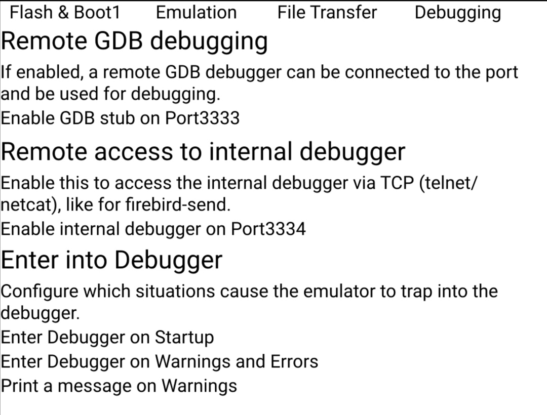A few small problems · Issue #286 · nspire-emus/firebird · GitHub