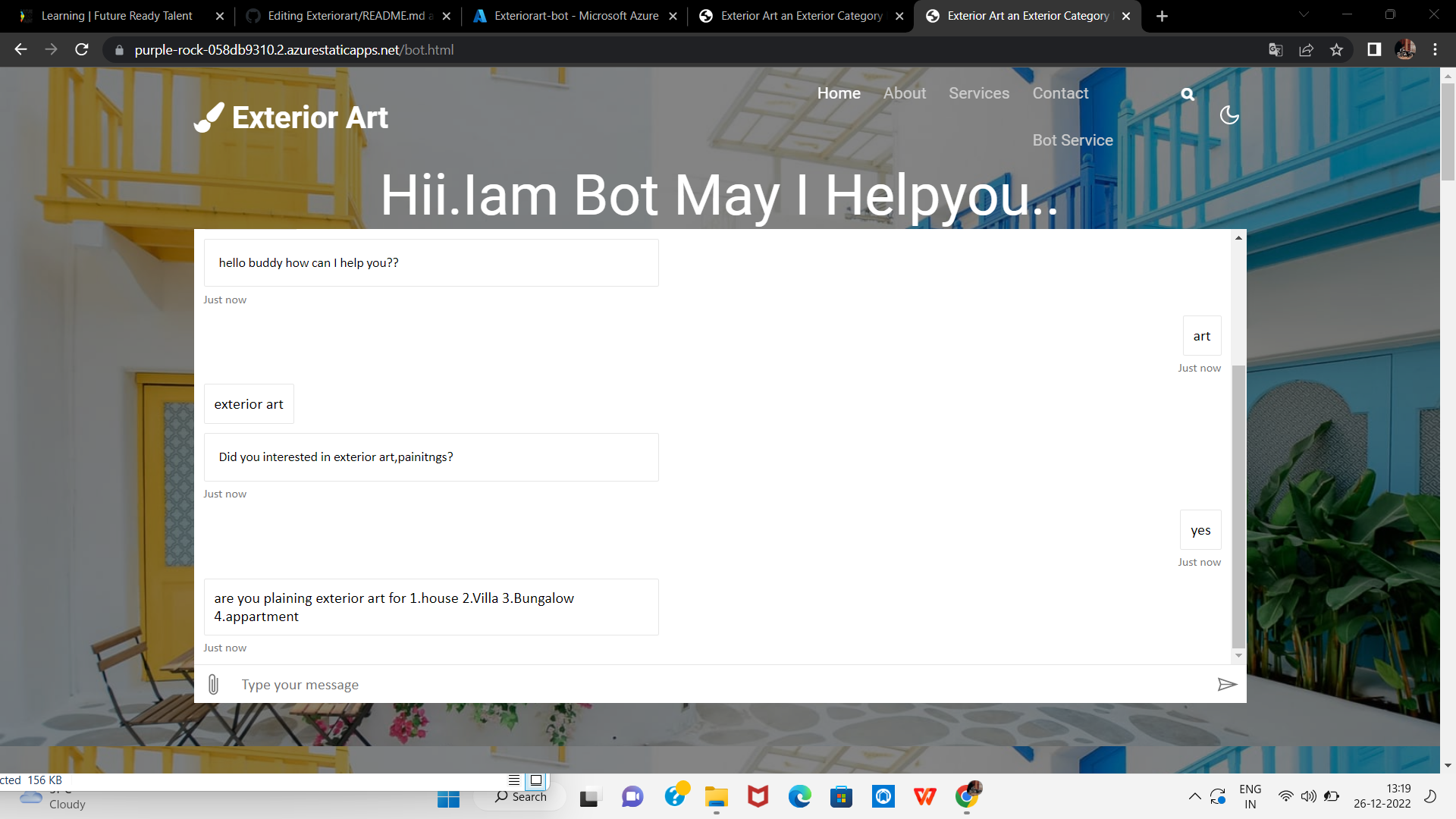 GitHub - padmasrirangana/Exteriorart: Project about Exterior art