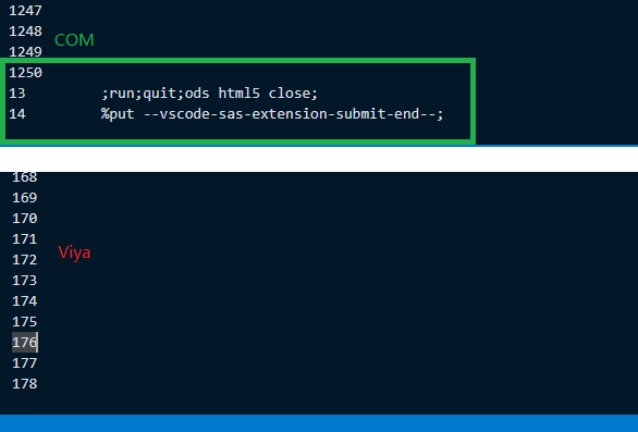 Log File Is Partially Displayed On Output Pane · Issue 420 · Sassoftwarevscode Sas Extension 9822