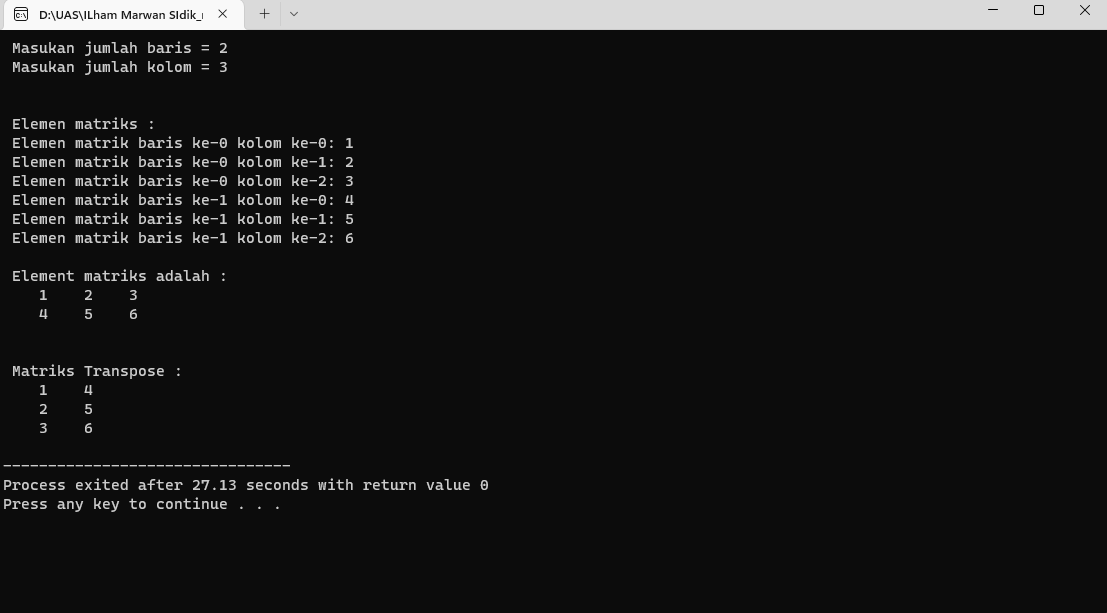 GitHub - ilhamms22/UAS-Dasar-Pemrograman-: UAS Dasar Pemrograman Semester 1