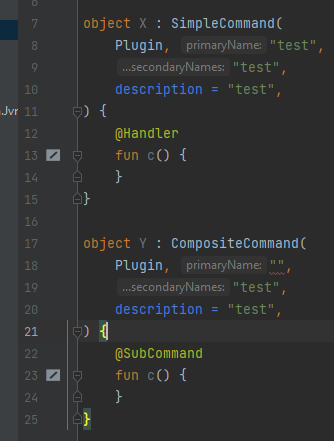 mirai-console IDEA插件对 CompositeCommand description 的误判 · Issue #340 · mamoe/mirai-console · GitHub