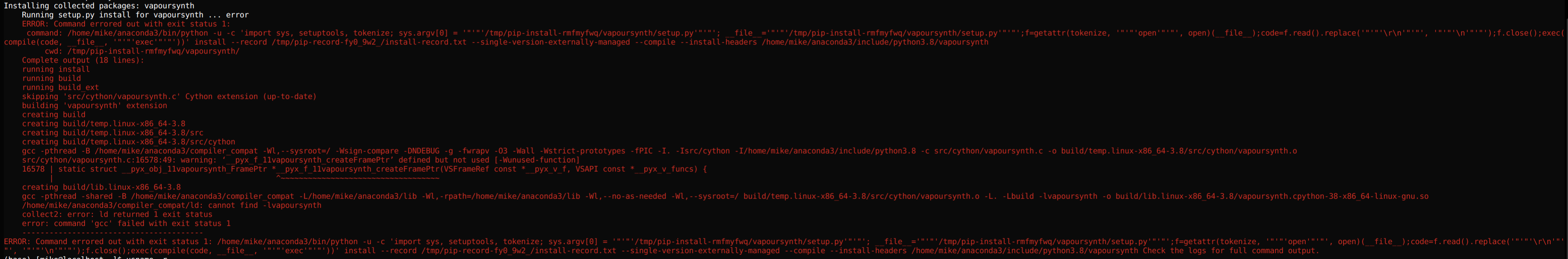 Cannot install via PIP · Issue #639 · vapoursynth/vapoursynth · GitHub