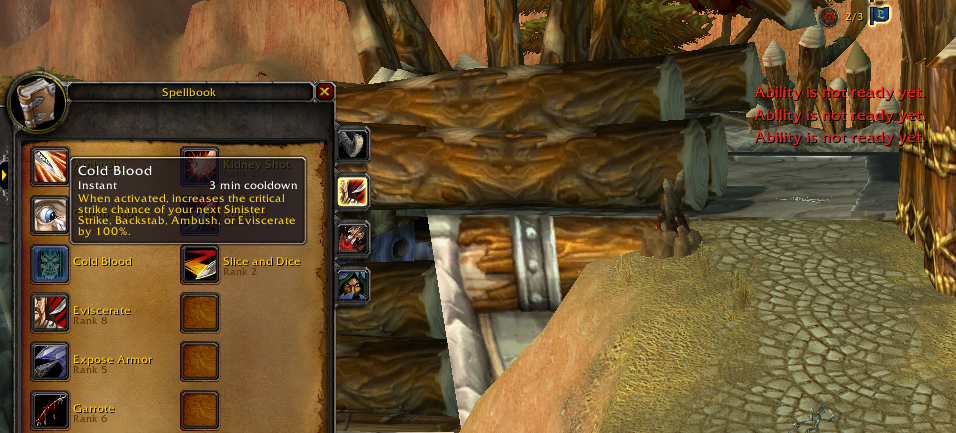 [Classic] Cold Blood & Stealth: not available to use · Issue #232 · WowLegacyCore/HermesProxy ...