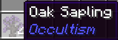 Oak Sapling (Occultism) - Unnatural behavior · Issue #2381 · FTBTeam/FTB-Modpack-Issues · GitHub