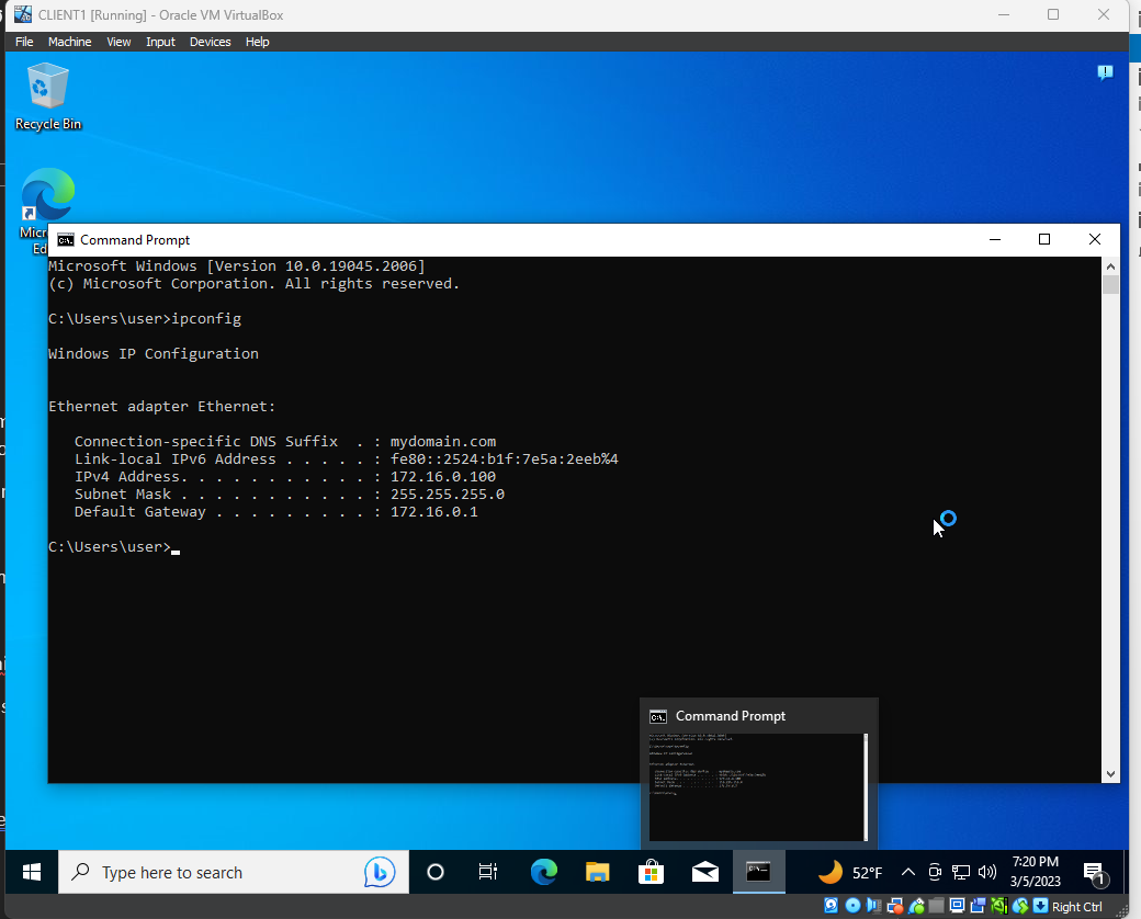 Github Jkim9367windows Active Directory And Networking Using Oracle Virtualbox I Created 
