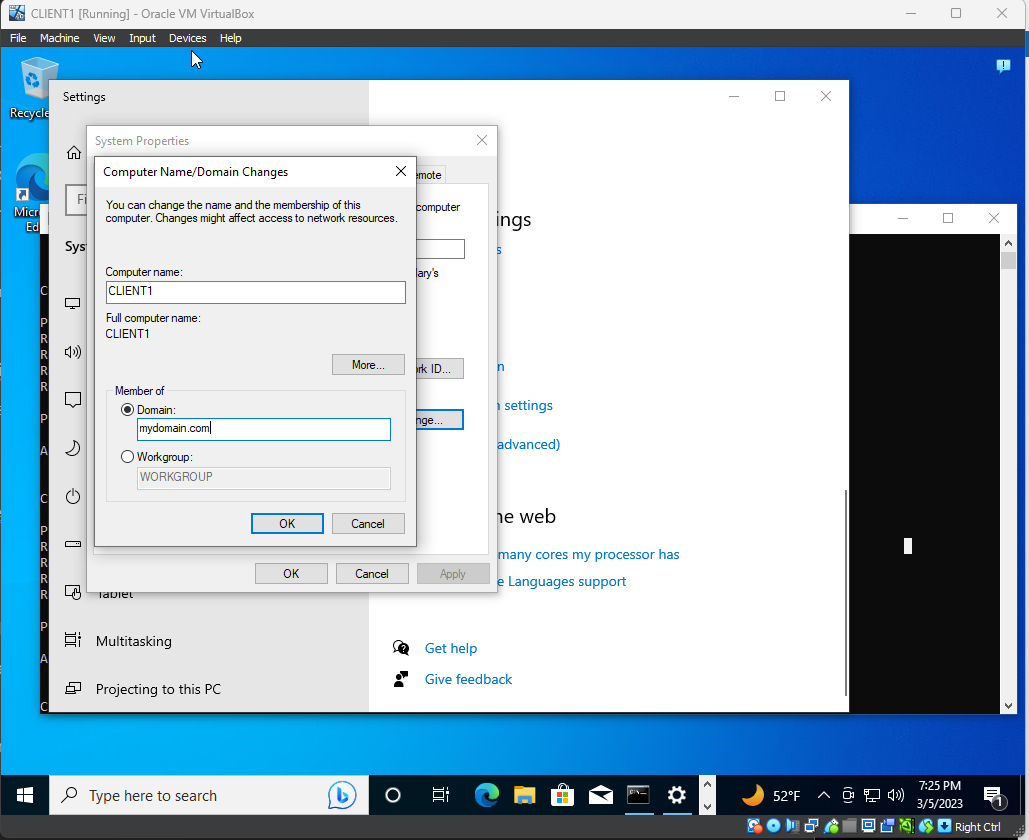 Github Jkim9367windows Active Directory And Networking Using Oracle Virtualbox I Created