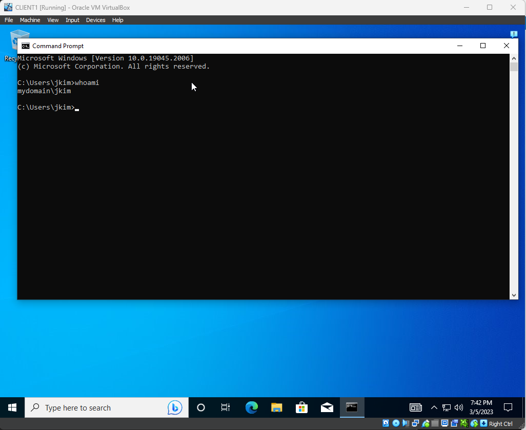 GitHub - jkim9367/Windows-Active-Directory-and-Networking: Using Oracle VirtualBox, I created ...