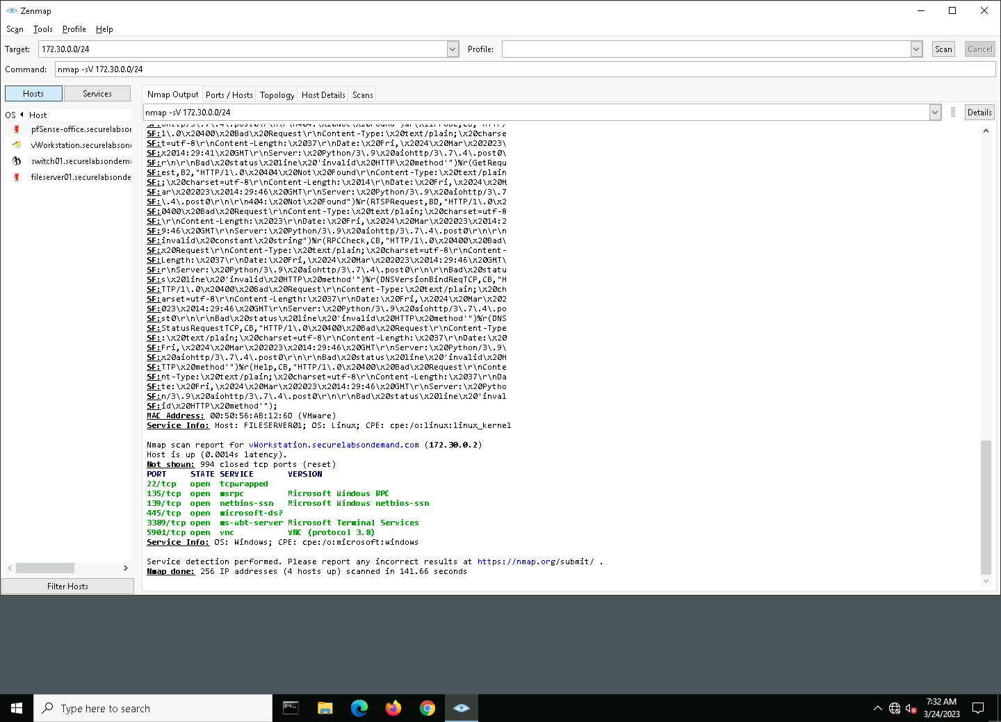 Github Jkim9367scan The Network With Zenmap In This Lab I Conducted Scan And Enumeration On