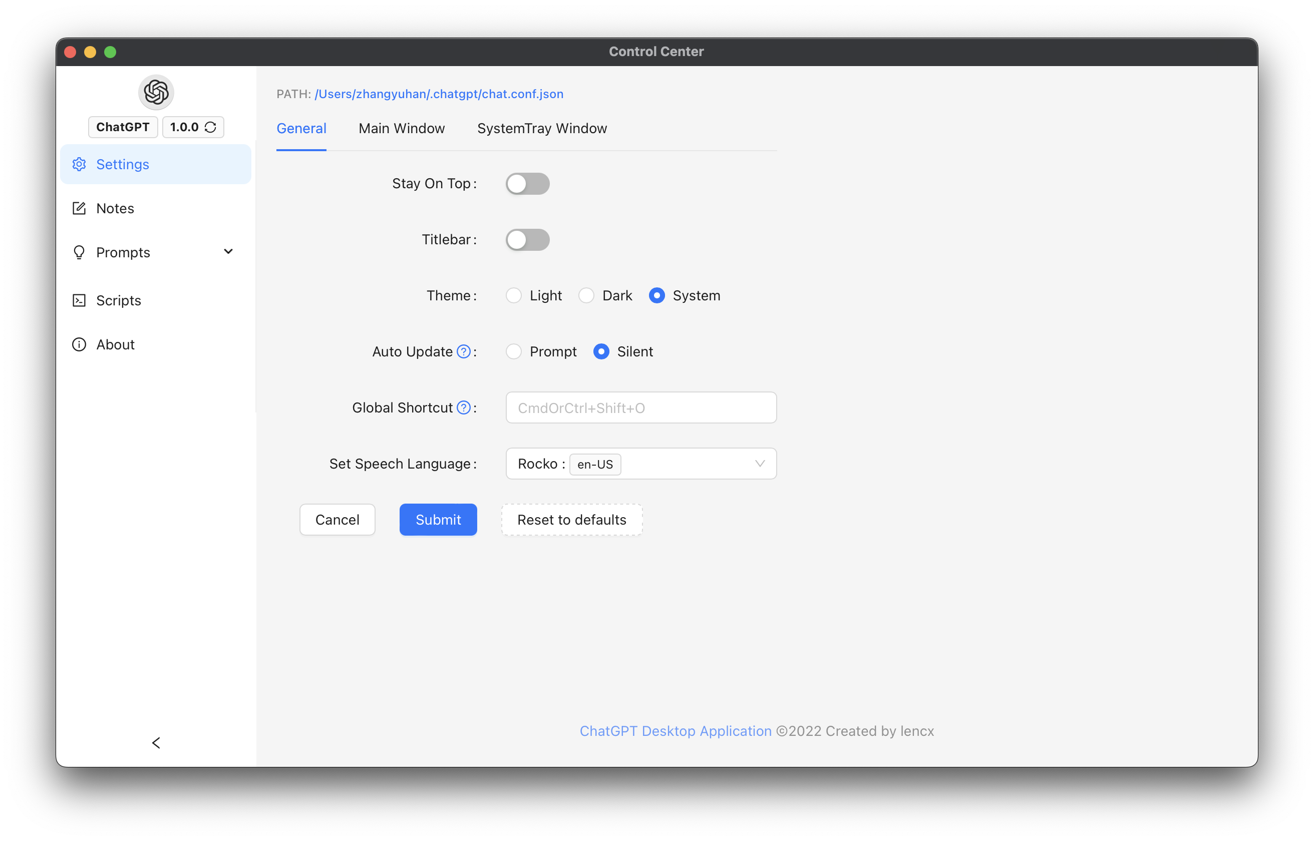 Bug Save Window State Option Missing · Issue 1010 · Lencxchatgpt · Github