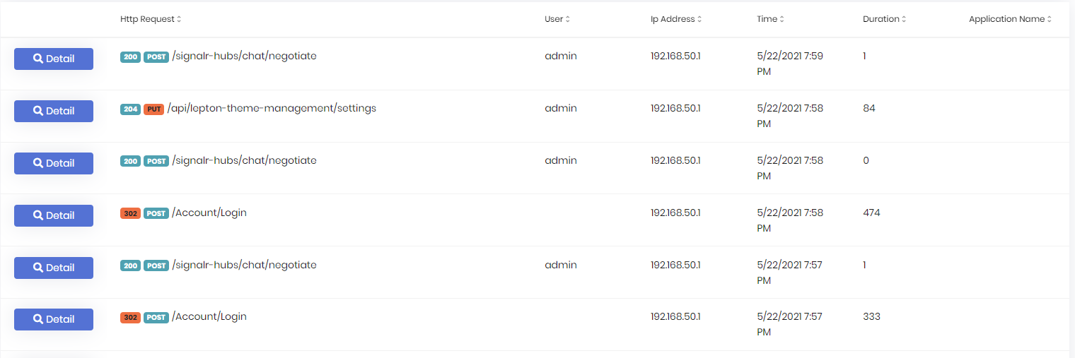 Disable audit logs for signalr hub connect/negotiate requests · Issue #9134 · abpframework/abp ...