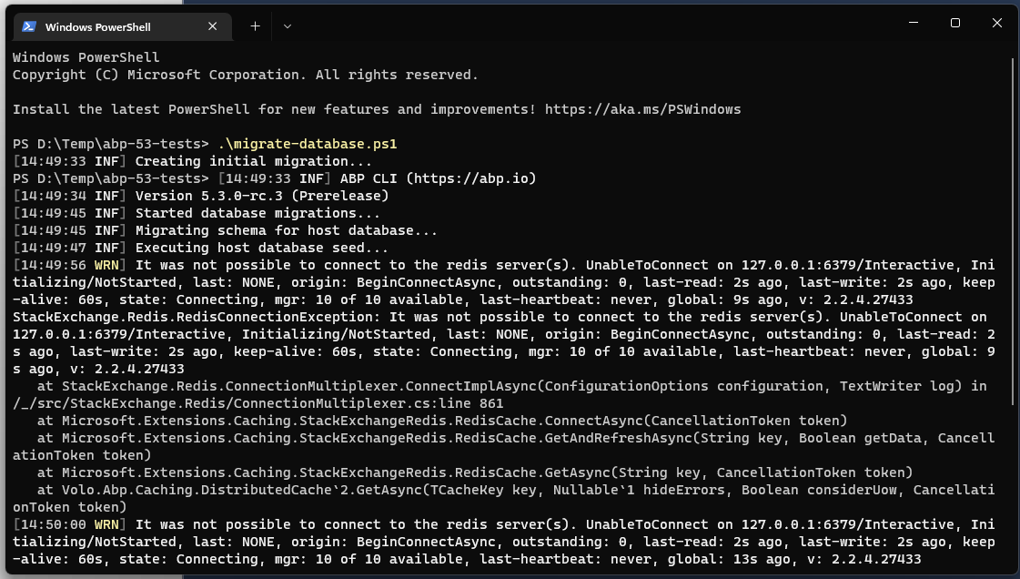 Single-project startup template should not depend on Redis by default · Issue #12842 ...