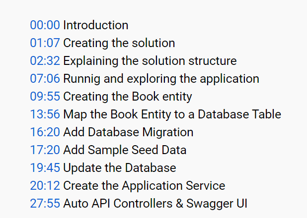 Video course for the web application development tutorial (Part 1-5) · Issue #4668 ...