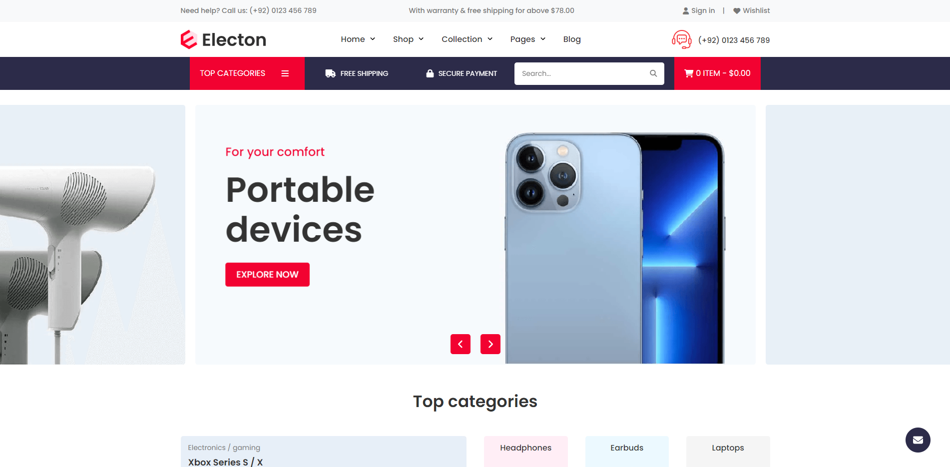 GitHub - dzhusoleksiy/Electon-Store: Fully responsive electronics store ...