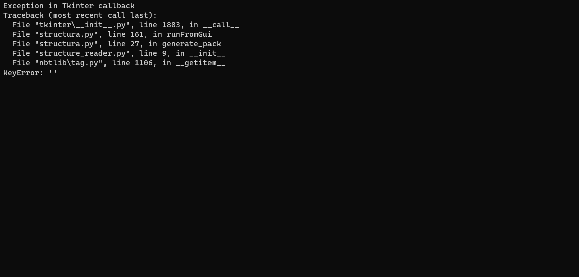 Code does not process · Issue #147 · RavinMaddHatter/Structura · GitHub