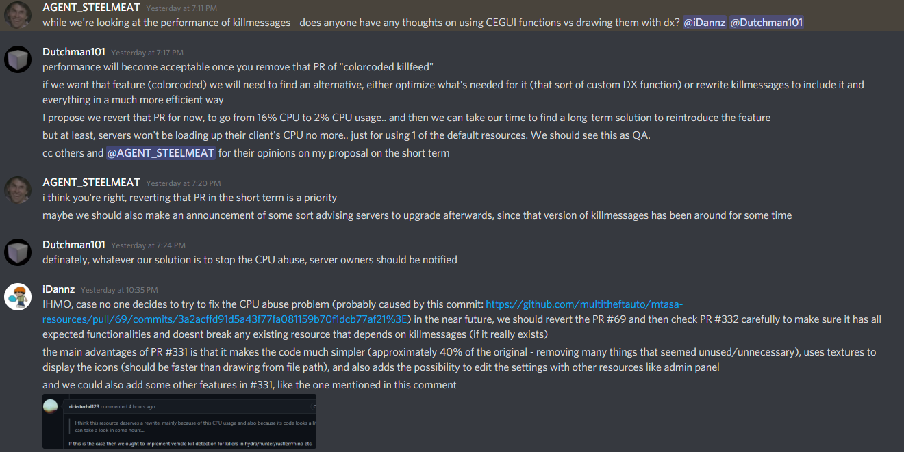 'killmessages' needs optimization · Issue #331 · multitheftauto/mtasa-resources · GitHub