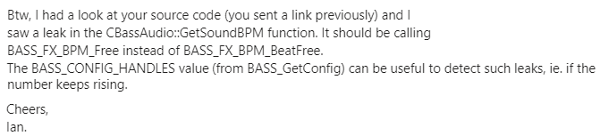Memory leak in our BASS implementation · Issue #1033 · multitheftauto/mtasa-blue · GitHub