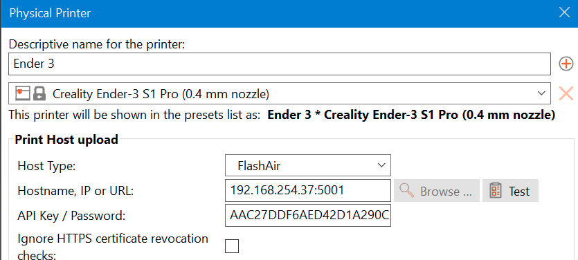 Can't print using octoprint. · Issue #9746 · prusa3d/PrusaSlicer · GitHub