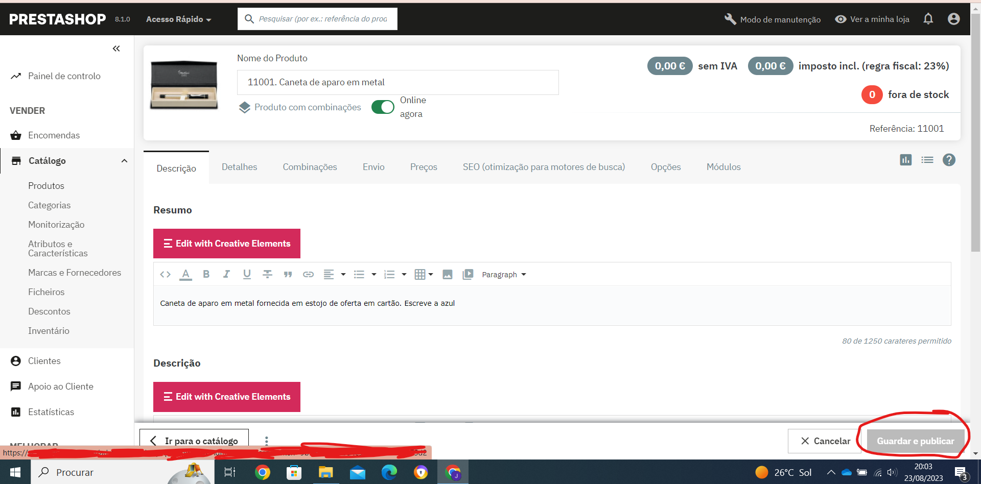 Can not edit the product after importing combinations · Issue #33704 · PrestaShop/PrestaShop ...