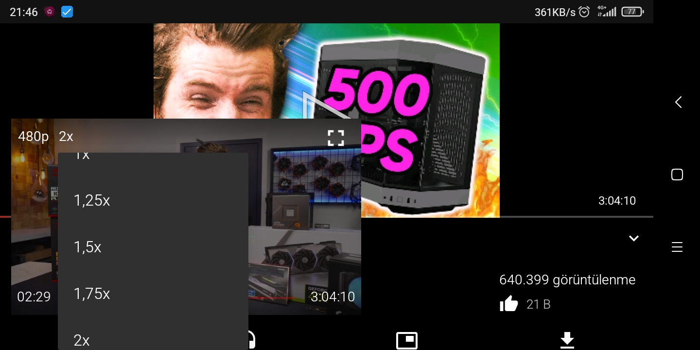 [Feature Request] More video speed options(up to 3x) for PopUp Player · Issue #86 ...