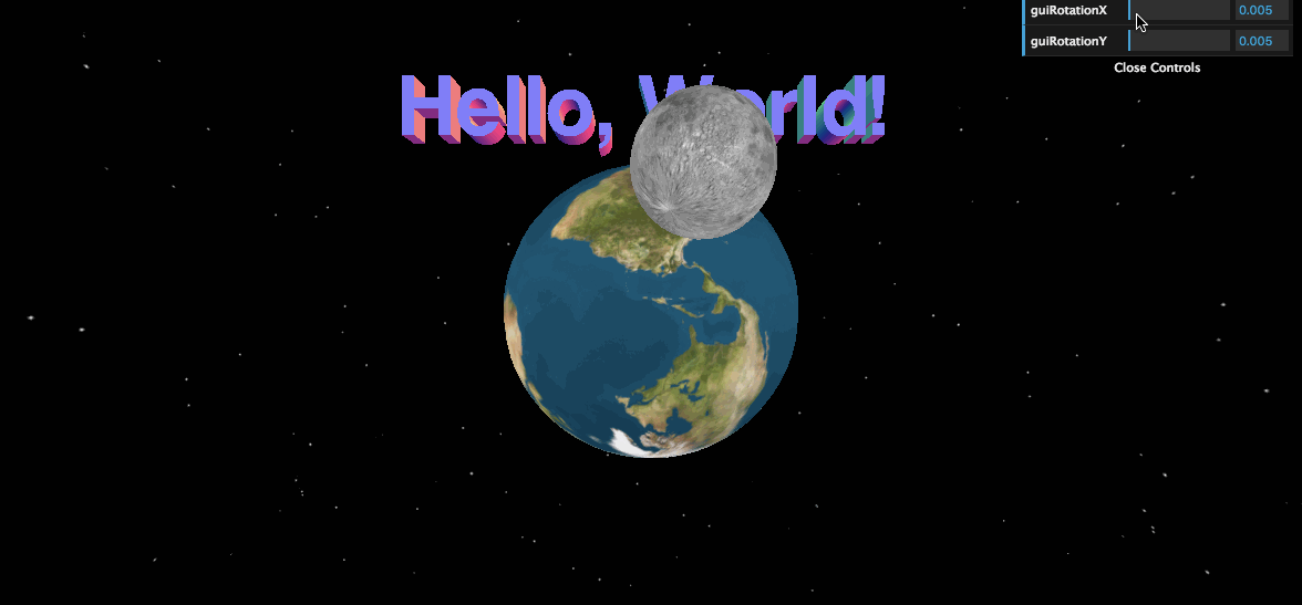 GitHub - abirrer/three.js-world: a three.js created earth in space with ...