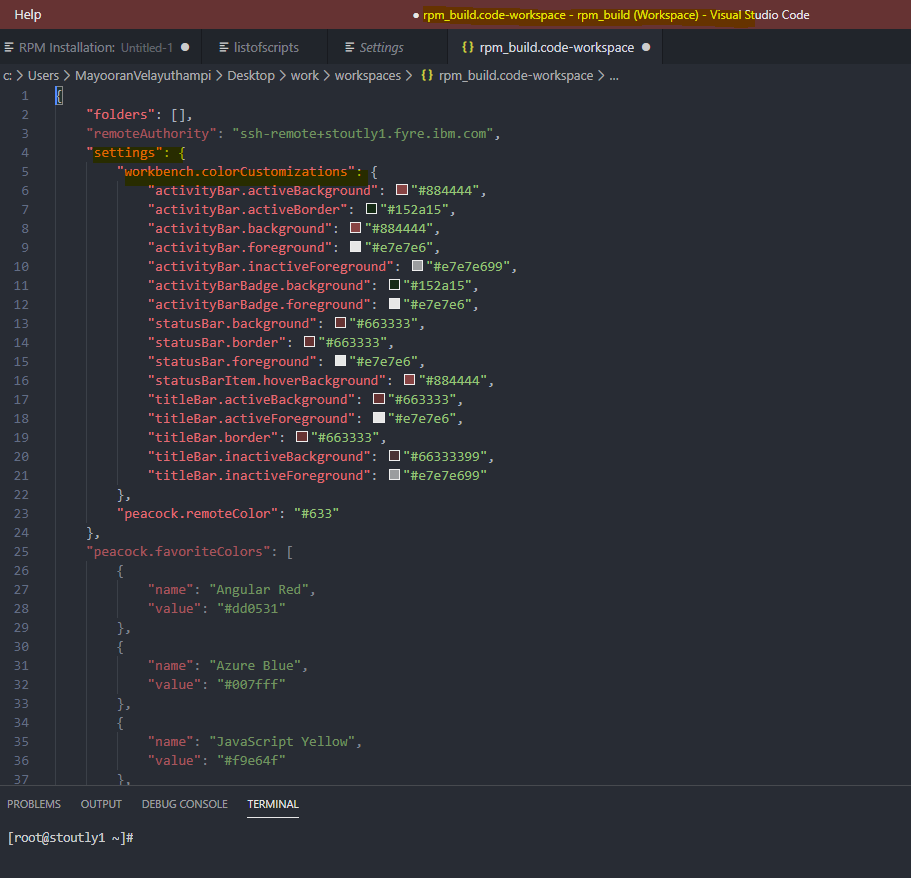 Not able to get Peacock working · Issue #374 · johnpapa/vscode-peacock · GitHub