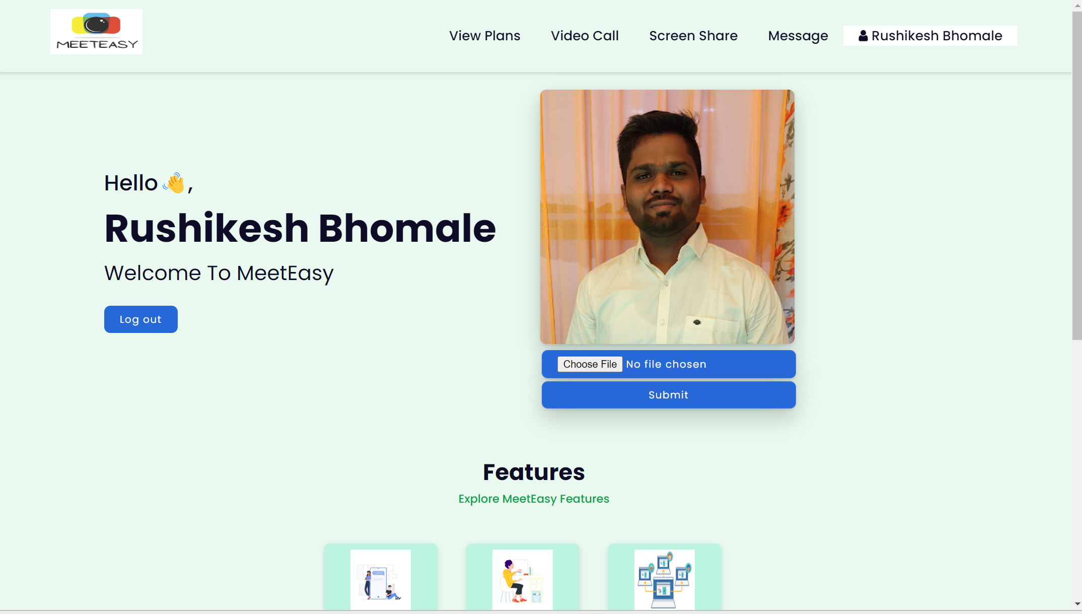 GitHub - rbhomale17/MeetEasy-Project: Introducing our advanced video conferencing platform ...