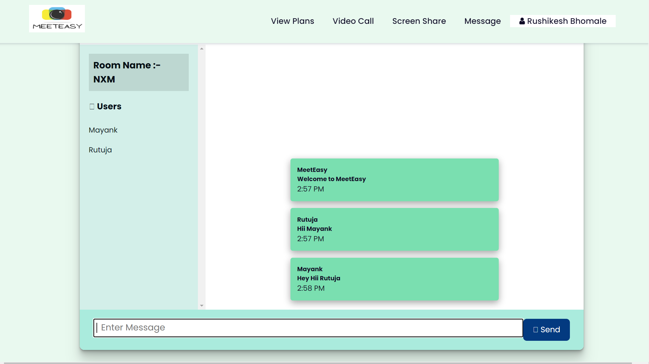 GitHub - rbhomale17/MeetEasy-Project: Introducing our advanced video conferencing platform ...