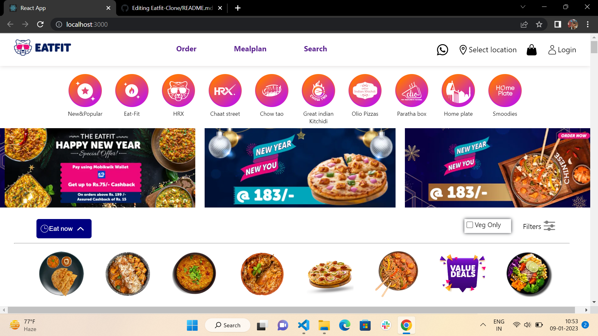 GitHub - anitha-fuizen/Eatfit-Clone