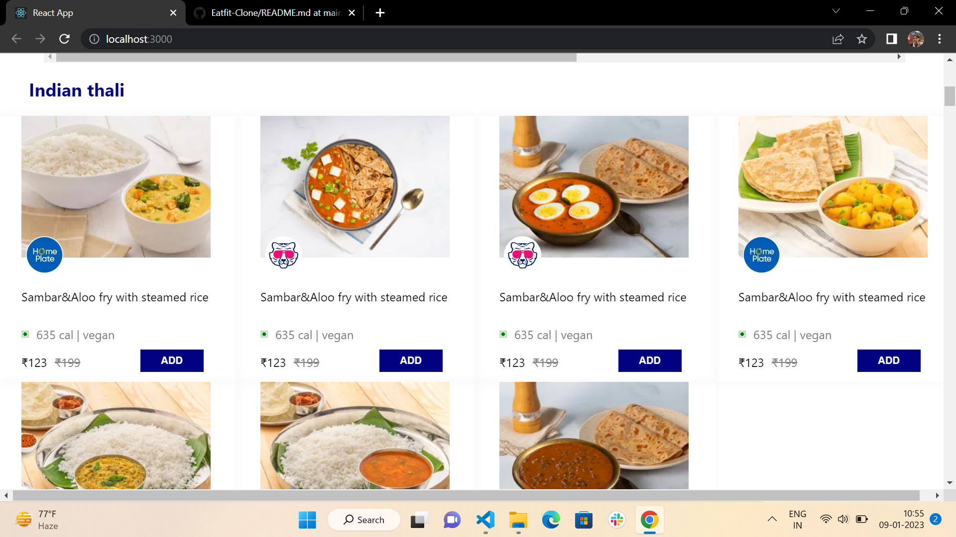 GitHub - anitha-fuizen/Eatfit-Clone