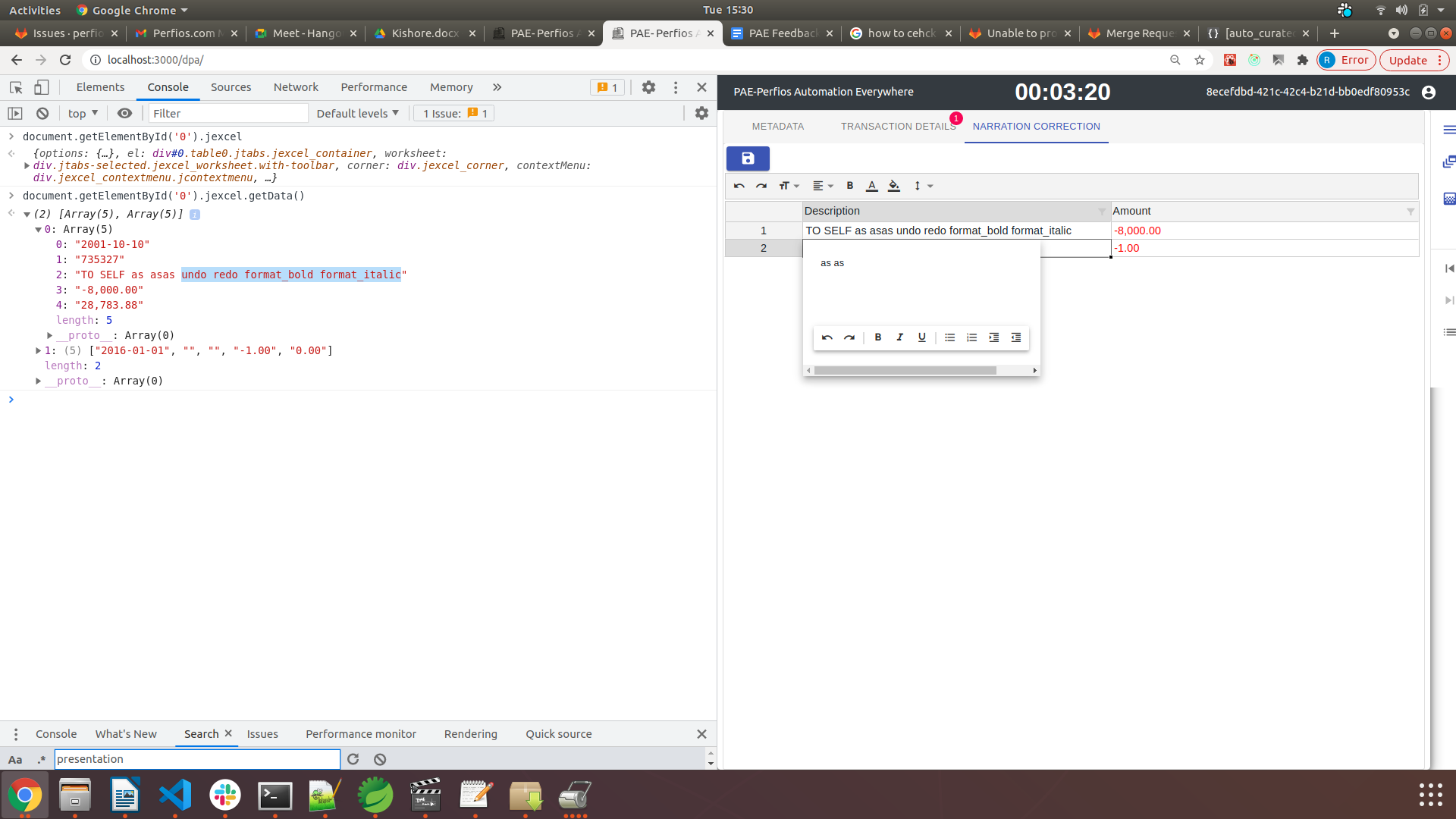 Issue with actual data of Jexcel cell during edit · Issue #86 · jspreadsheet/pro · GitHub