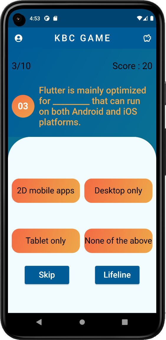 GitHub - Dhruvil-Tarpara/KBC_App_core